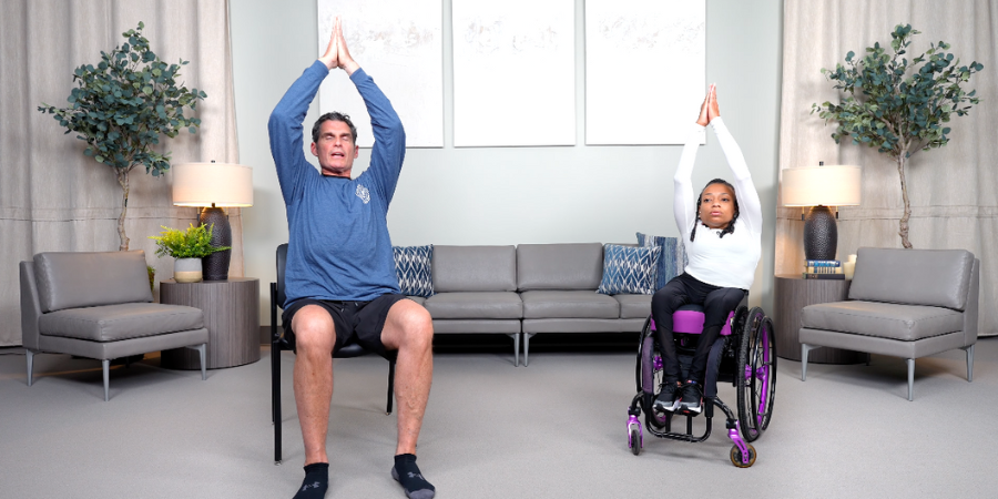 18 Minute Chair Workout for Flexibility - National Center on Health ...